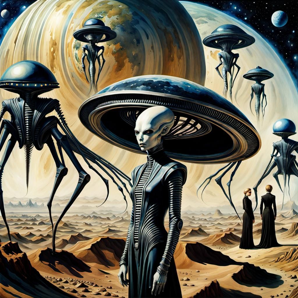 Alien planet - AI Generated Artwork - NightCafe Creator