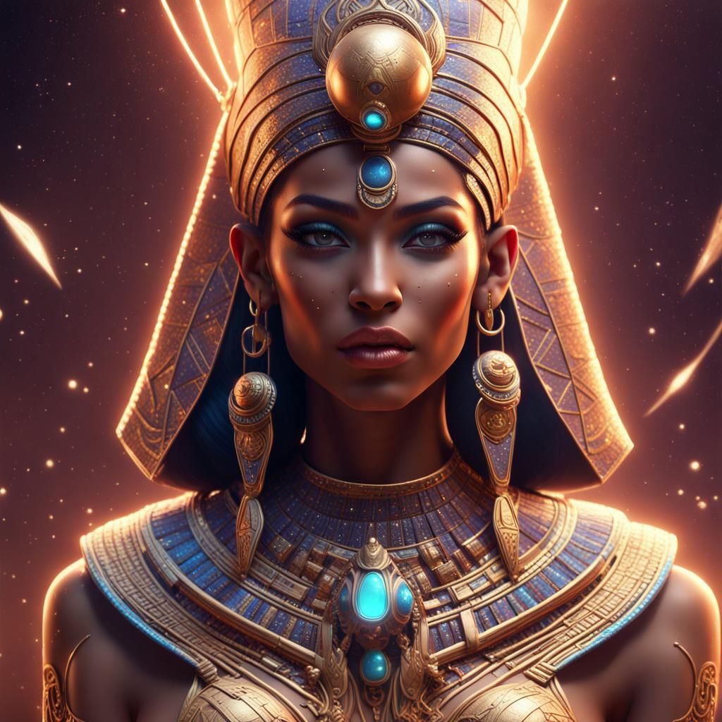 The Egyptian God Hathor - AI Generated Artwork - NightCafe Creator