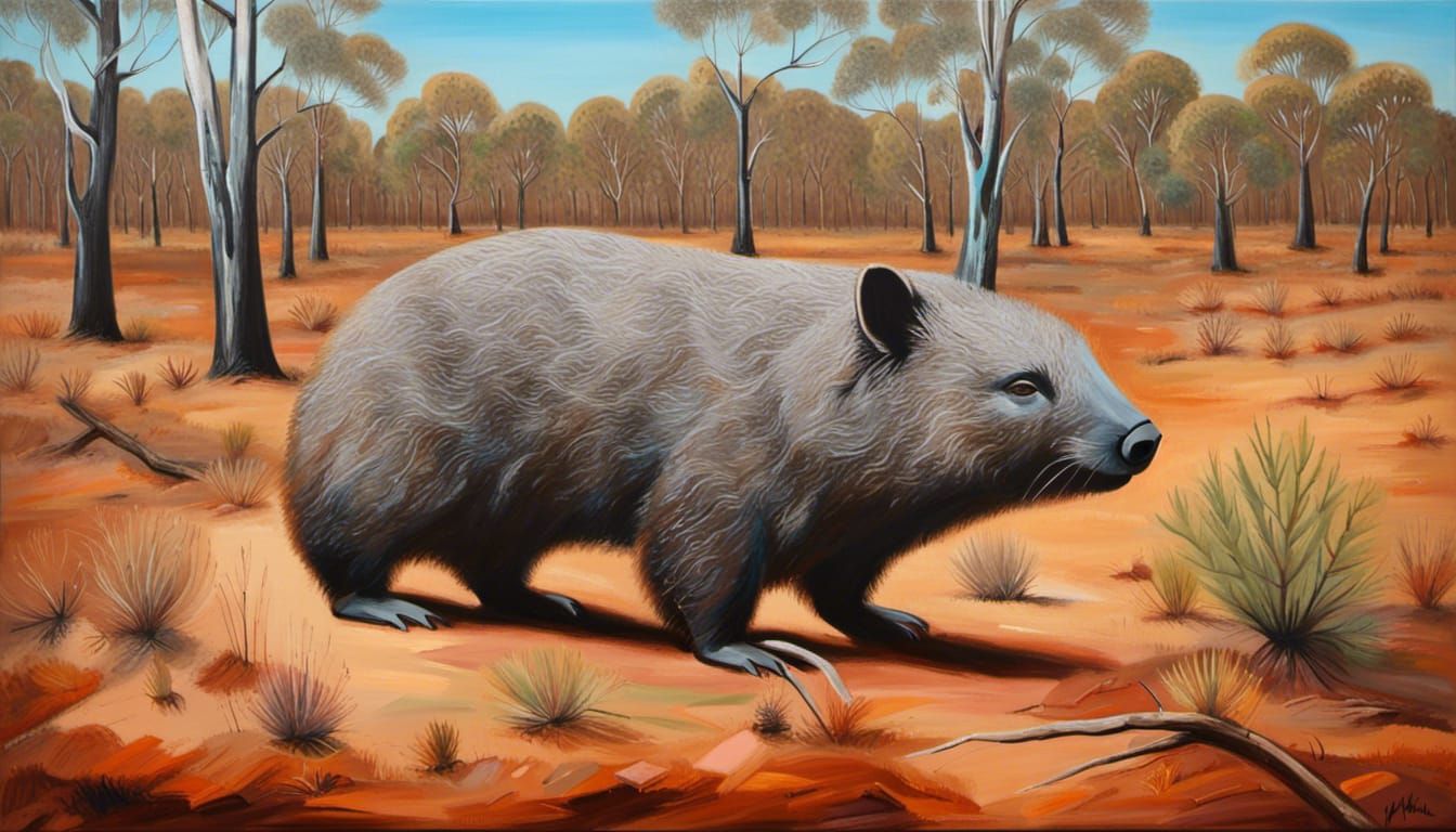 wombat - AI Generated Artwork - NightCafe Creator