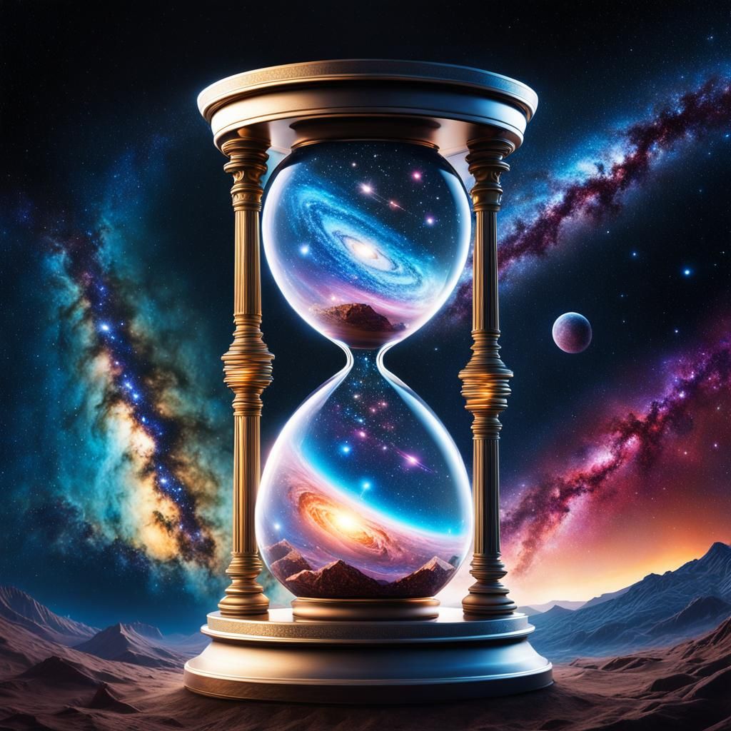 Galactic time - AI Generated Artwork - NightCafe Creator