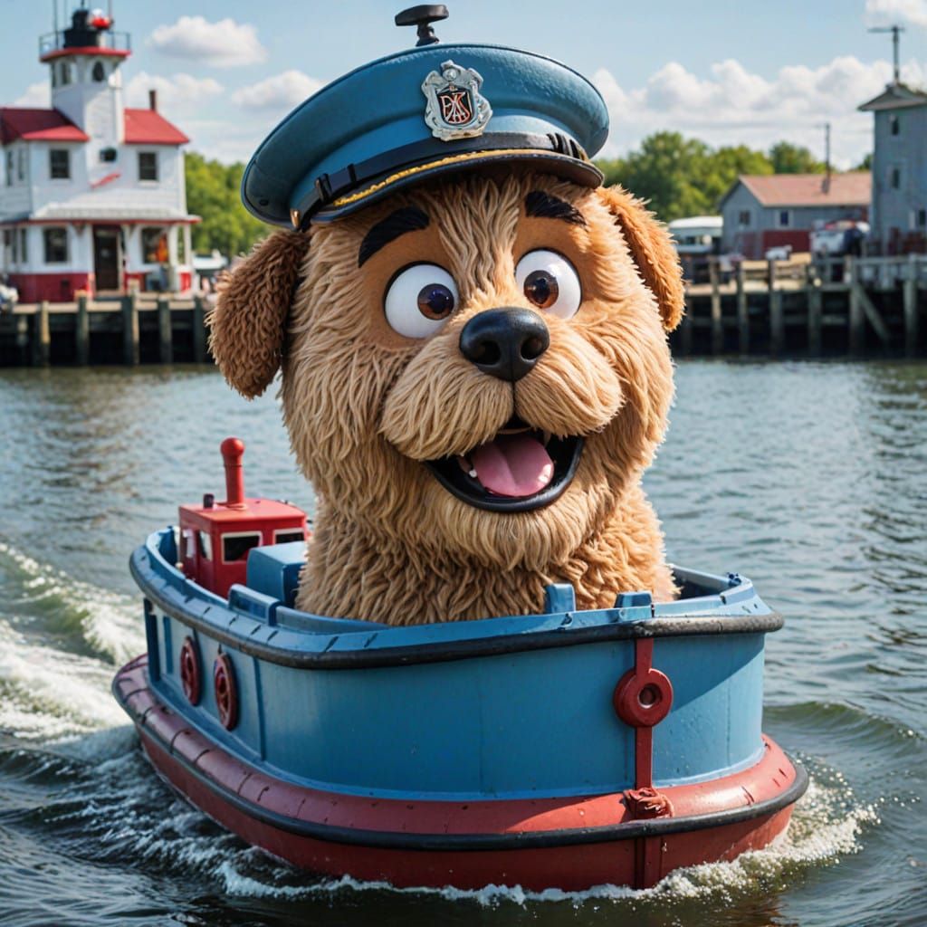 Scuffy the tugboat - Vibrant Scuffy Tugboat Image