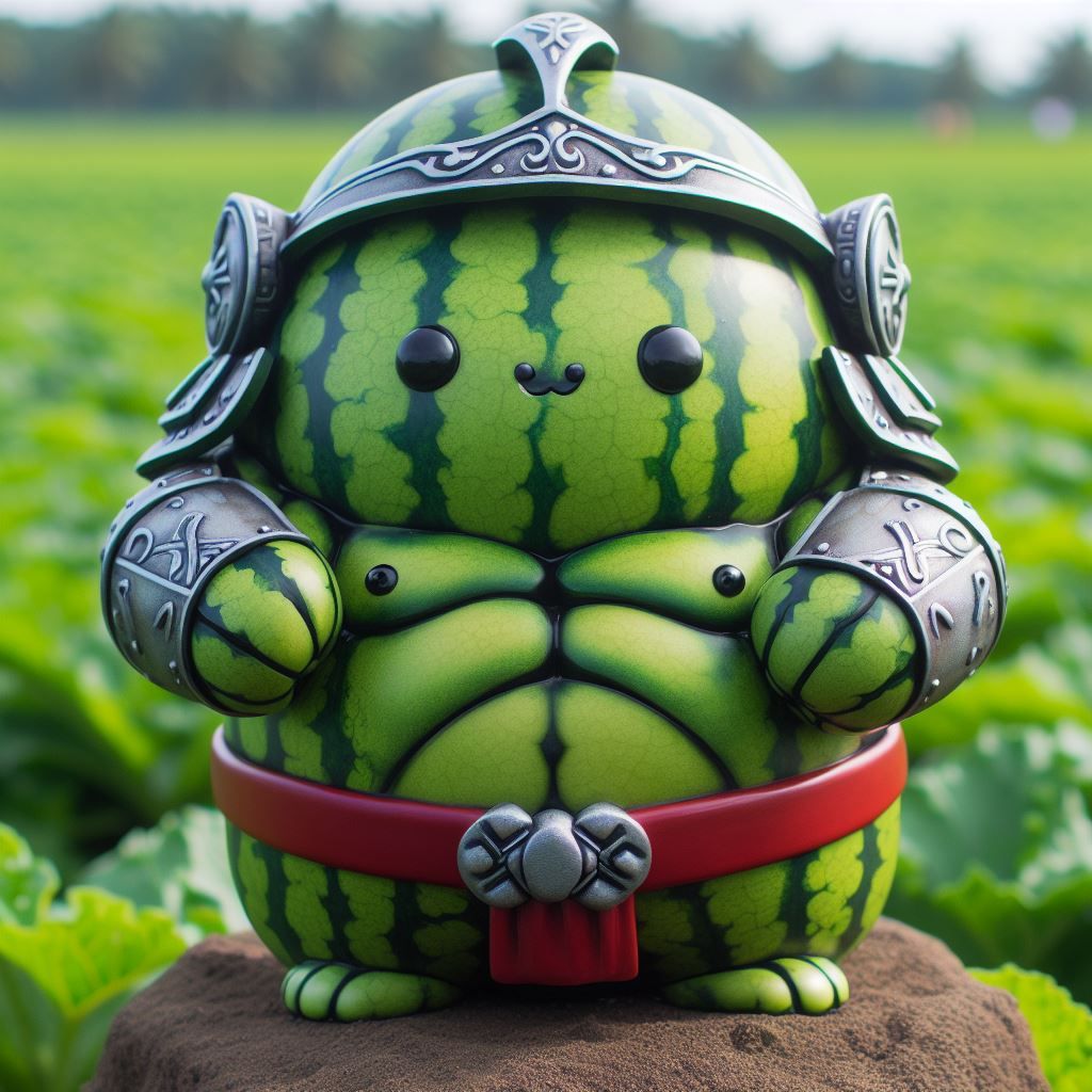 Sumo wrestler watermelon warrior - AI Generated Artwork - NightCafe Creator
