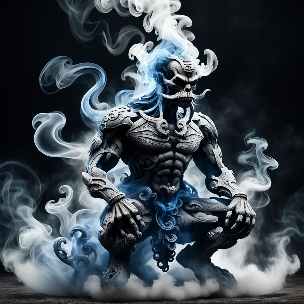 Smoke body - AI Generated Artwork - NightCafe Creator