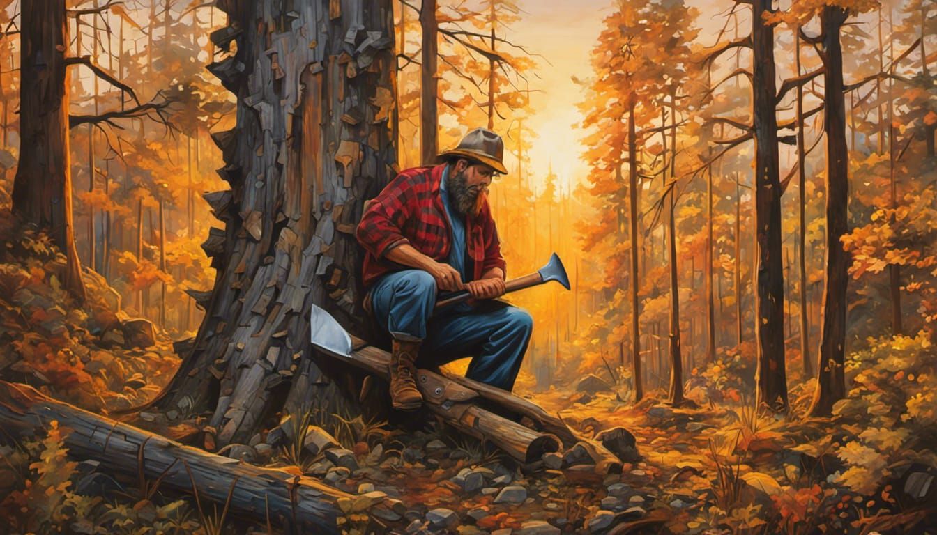 Lumberjack - AI Generated Artwork - NightCafe Creator