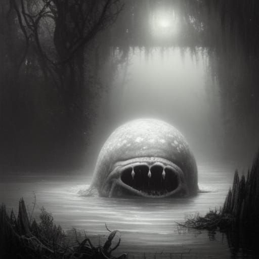 White, polypous thing - Call of Cthulhu - AI Generated Artwork ...