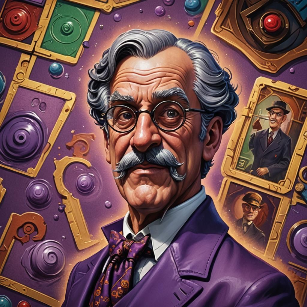 Professor Plum from Clue boardgame - AI Generated Artwork - NightCafe ...
