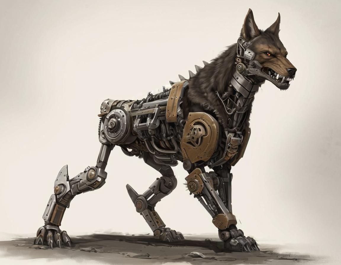 Cyber Hound - AI Generated Artwork - NightCafe Creator