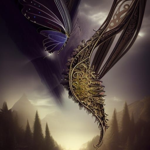 the chrysalis transformation - AI Generated Artwork - NightCafe Creator