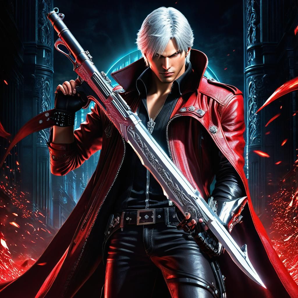 Dante devilmaycry - AI Generated Artwork - NightCafe Creator