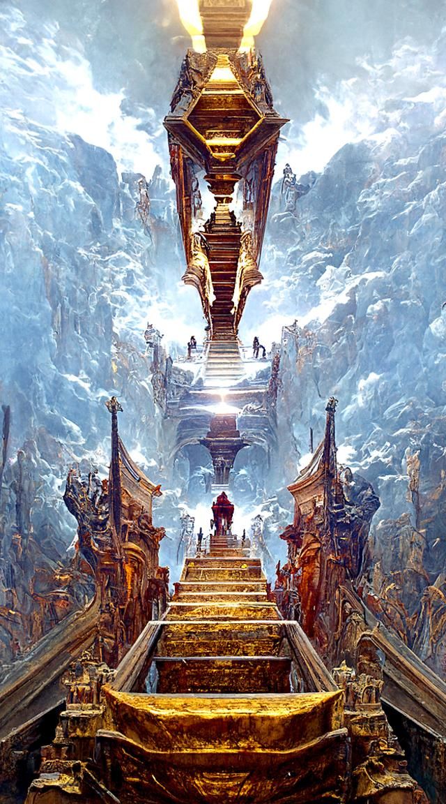 Staggered Steps - AI Generated Artwork - NightCafe Creator