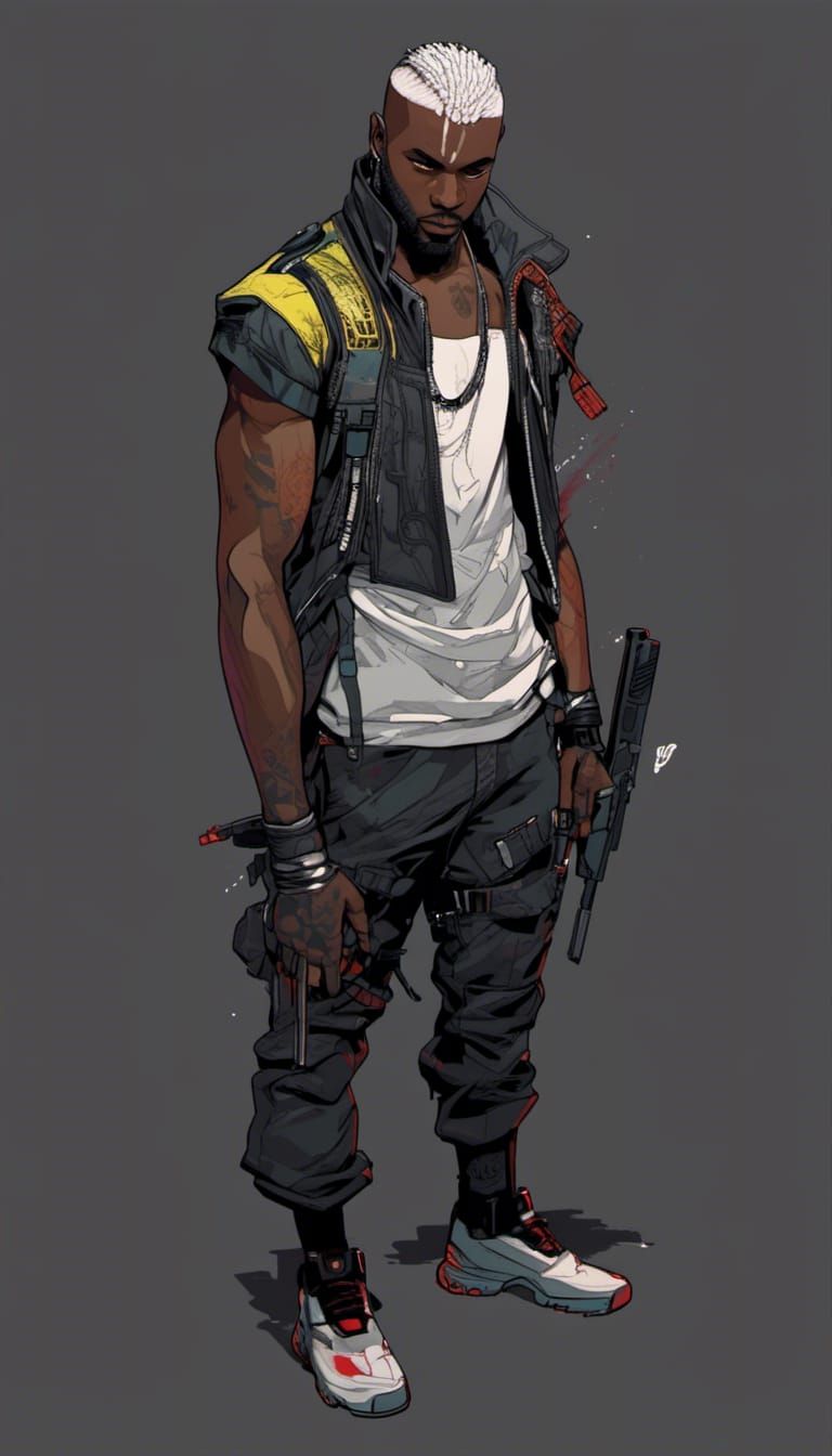 Fury- Cyberpunk Universe Character - Cyberpunk Warrior with ...