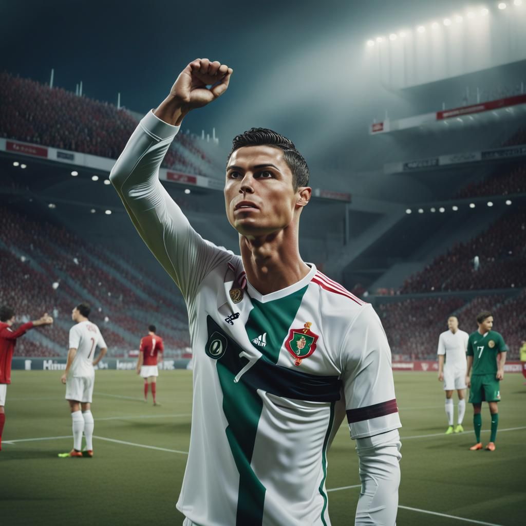 Cristiano Ronaldo - AI Generated Artwork - NightCafe Creator