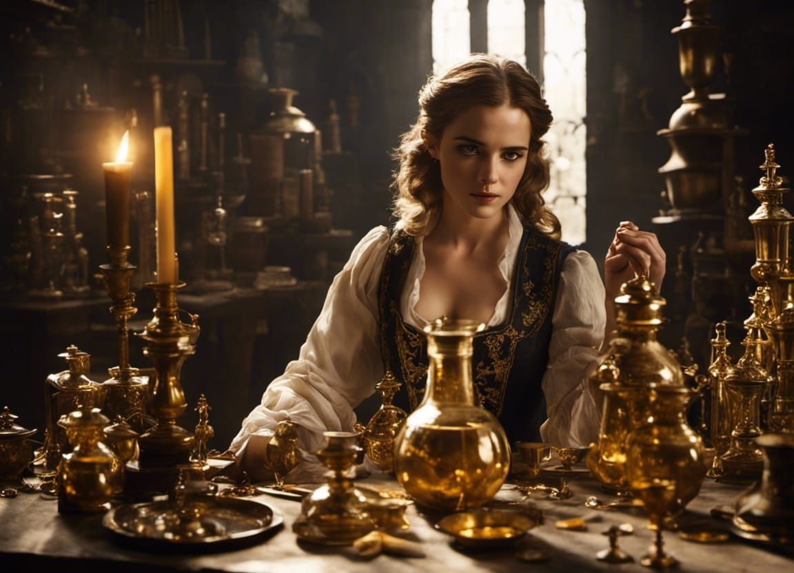 medieval Emma Watson - AI Generated Artwork - NightCafe Creator