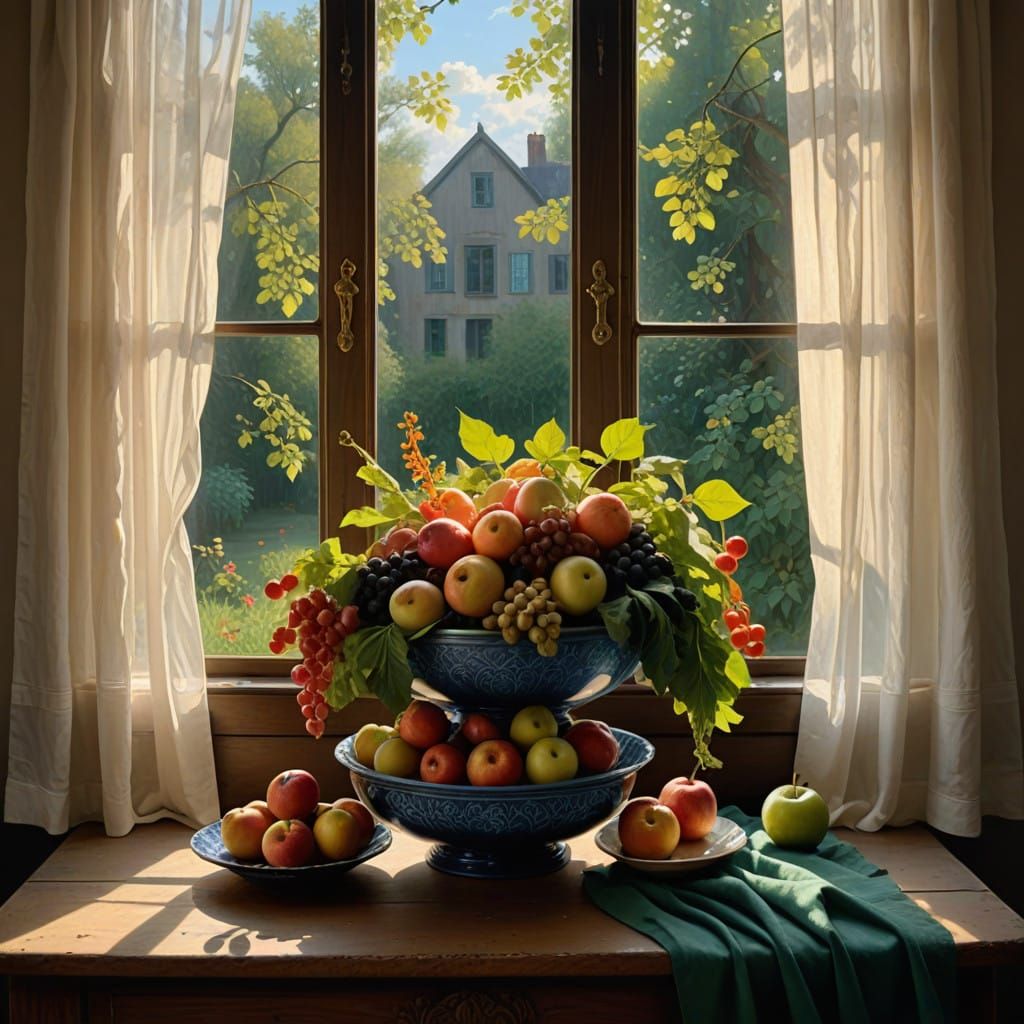 STILL LIFE FRUITS AND VEGETABLES 4 - STILL LIFE FRUITS AND V...