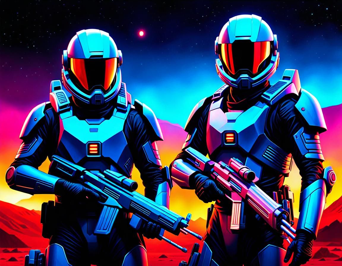 Future soldiers - AI Generated Artwork - NightCafe Creator