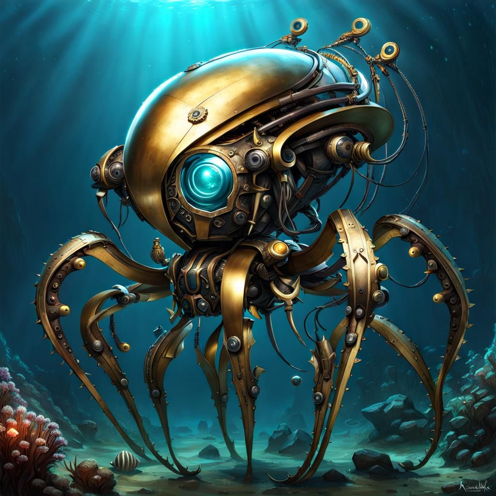 Alien Urchin - AI Generated Artwork - NightCafe Creator