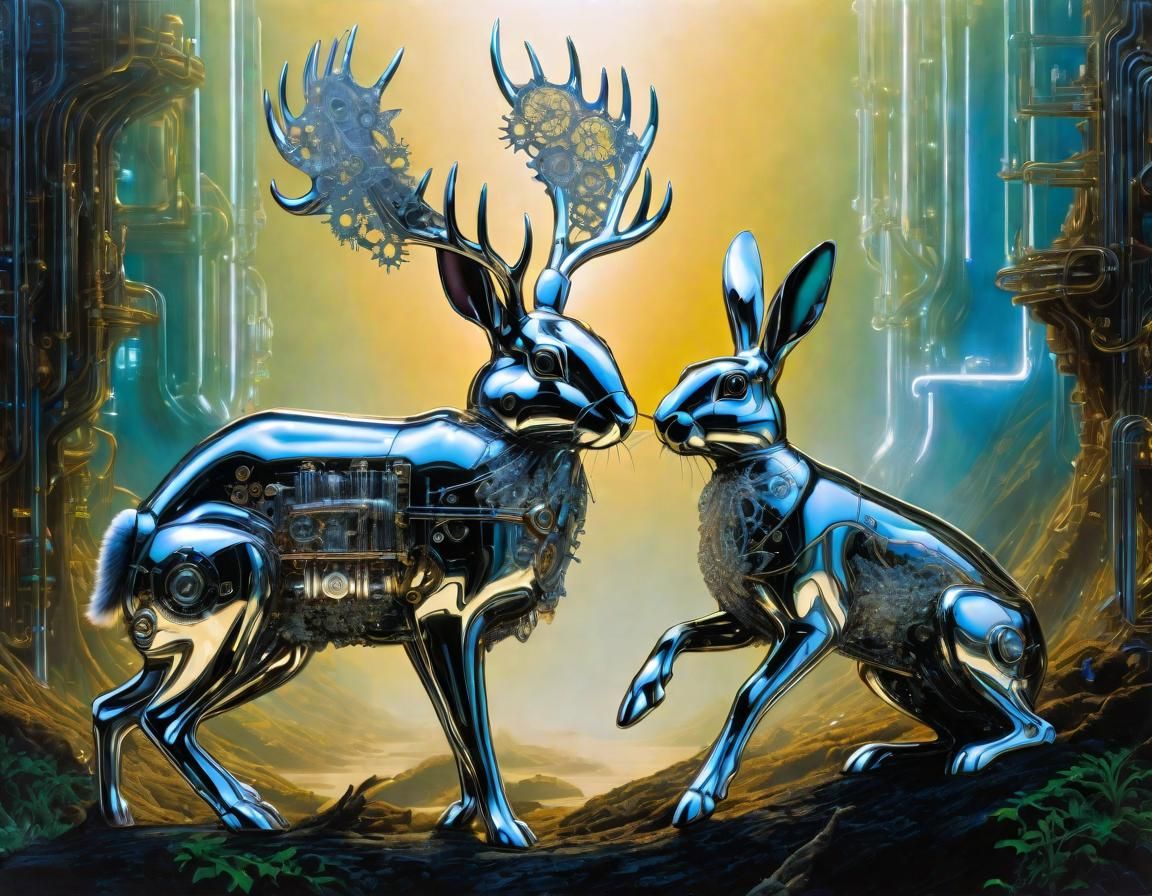 Steampunk Jacks - AI Generated Artwork - NightCafe Creator