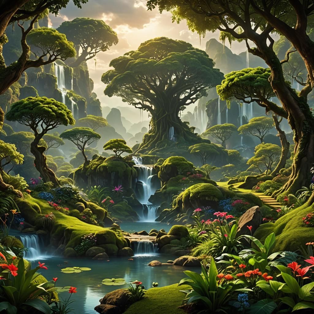 Garden of Eden - AI Generated Artwork - NightCafe Creator