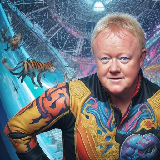 Keith Chegwin at the multiplicity zoo that was the Millenium Dome - AI ...