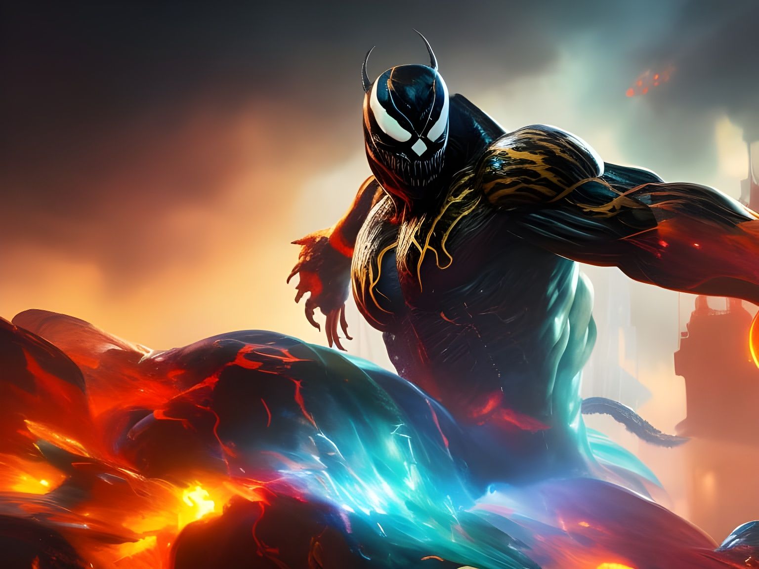 Venom (II) - AI Generated Artwork - NightCafe Creator