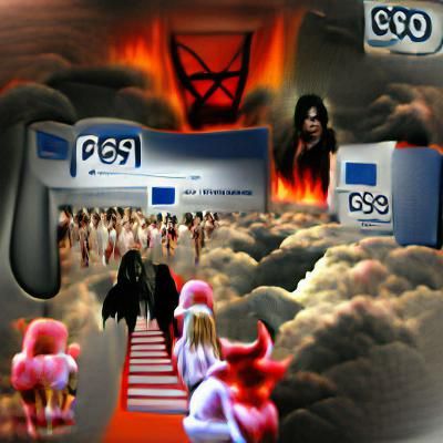 Leaving heaven and hell for the ps666 - AI Generated Artwork ...