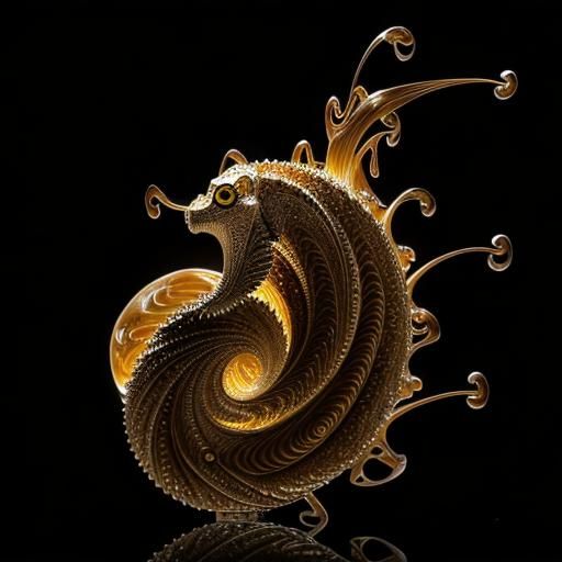 Sand creature dissolving into a swirl of transparent sand, fantasy ...