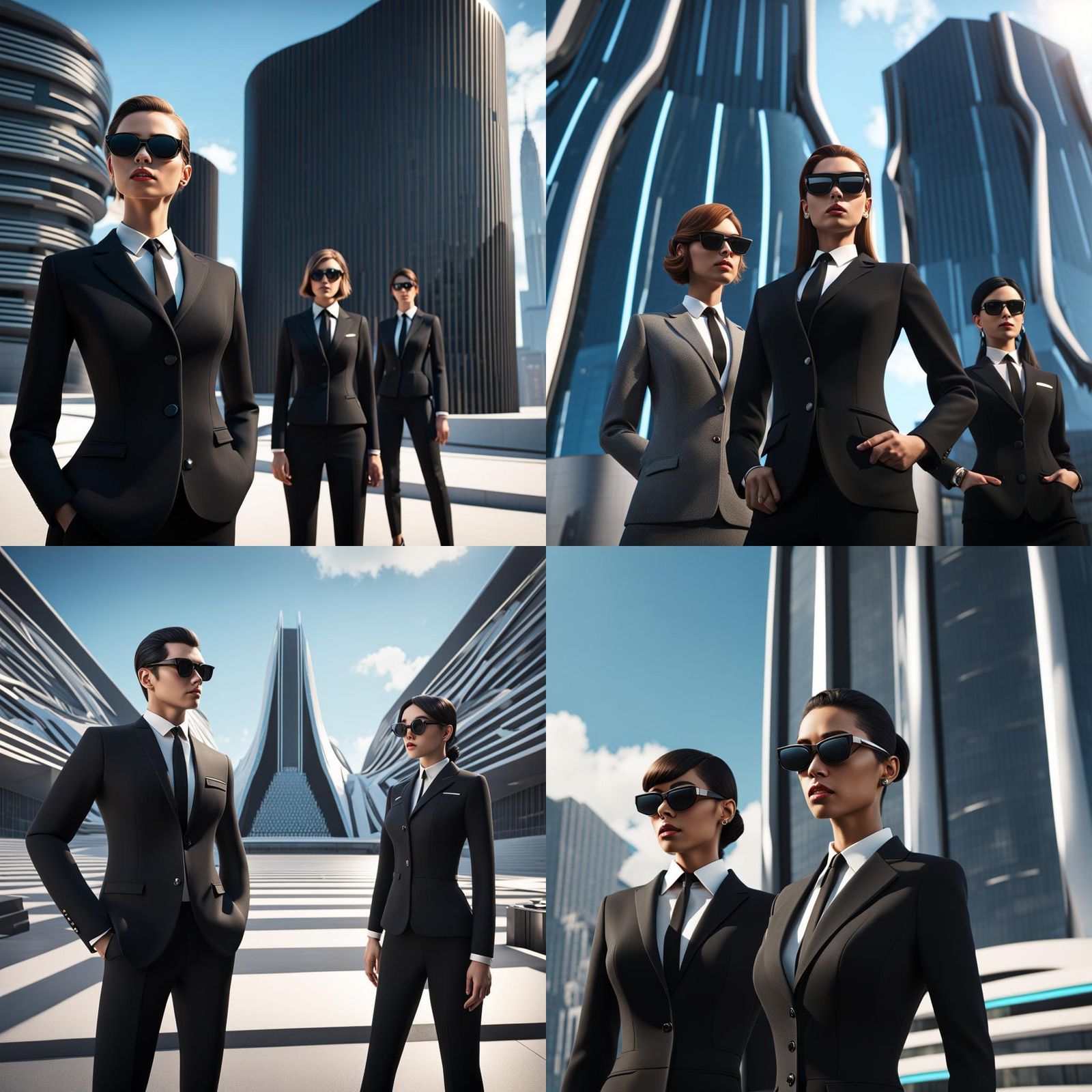 Women MiB - AI Generated Artwork - NightCafe Creator