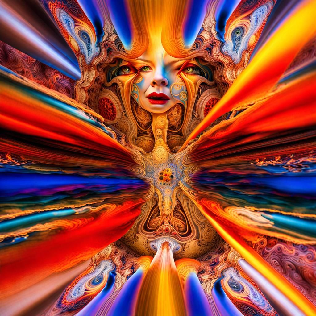 Abstract representation of the human psyche - AI Generated Artwork ...