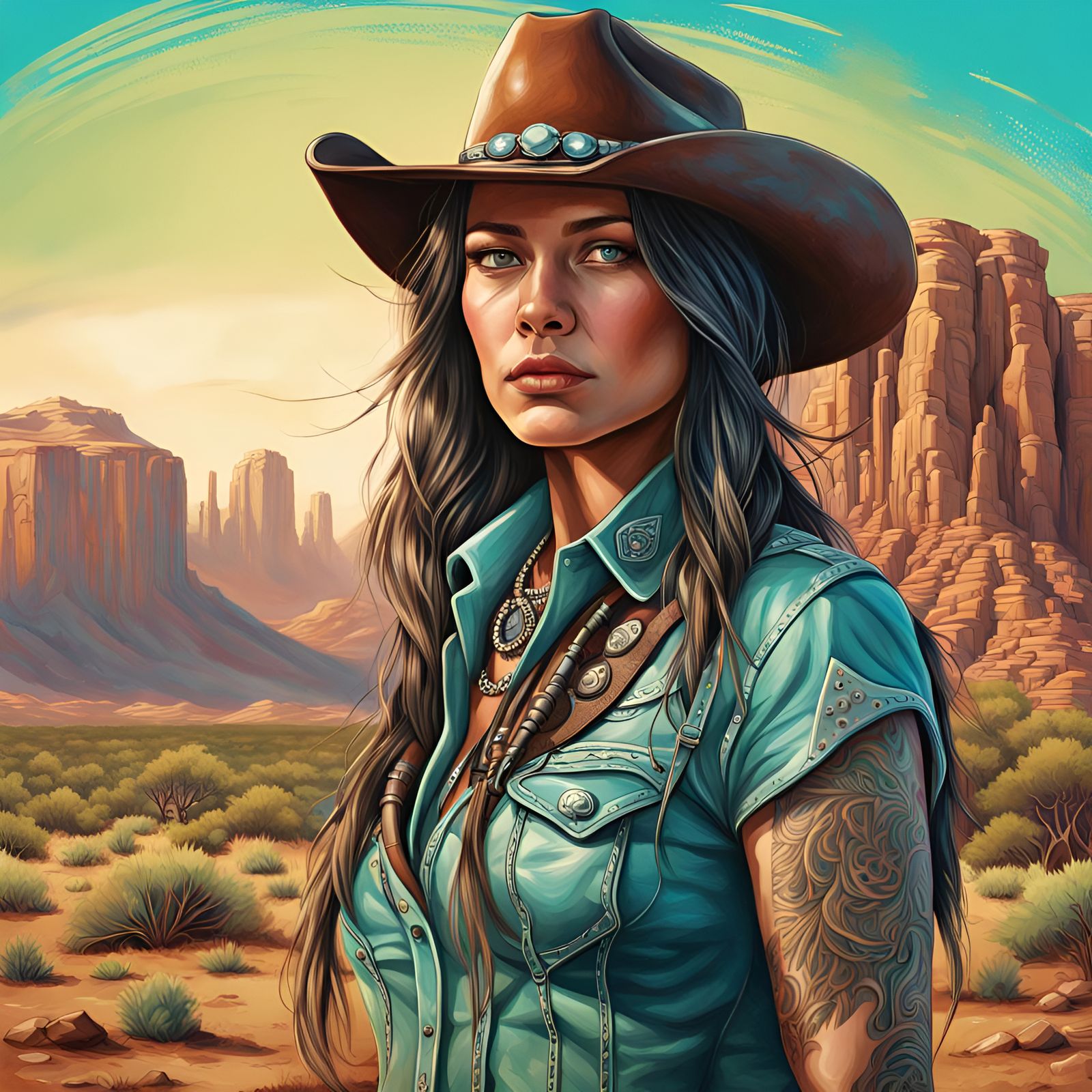 Yee-haw … - AI Generated Artwork - NightCafe Creator