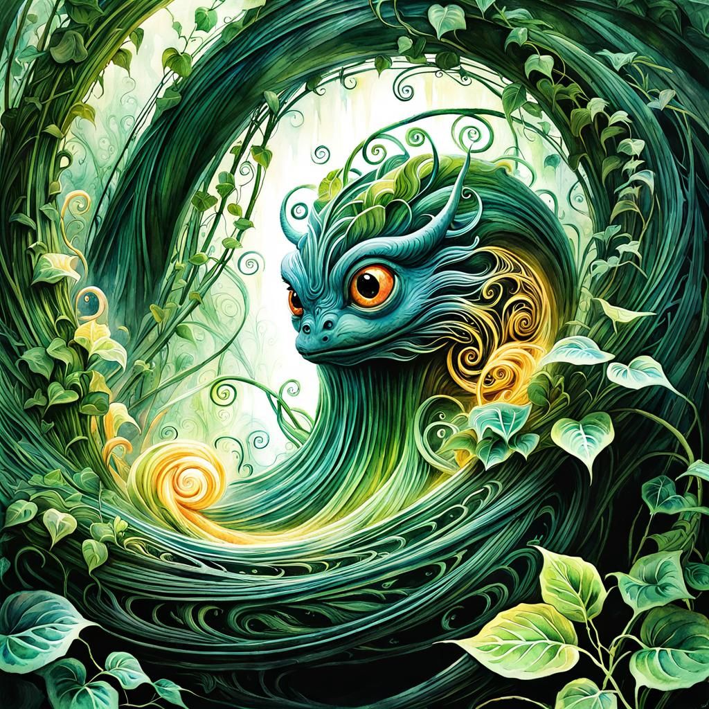 This is a strange world - strange monster - AI Generated Artwork ...