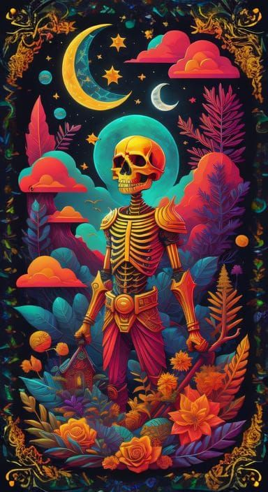Skeleton - AI Generated Artwork - NightCafe Creator