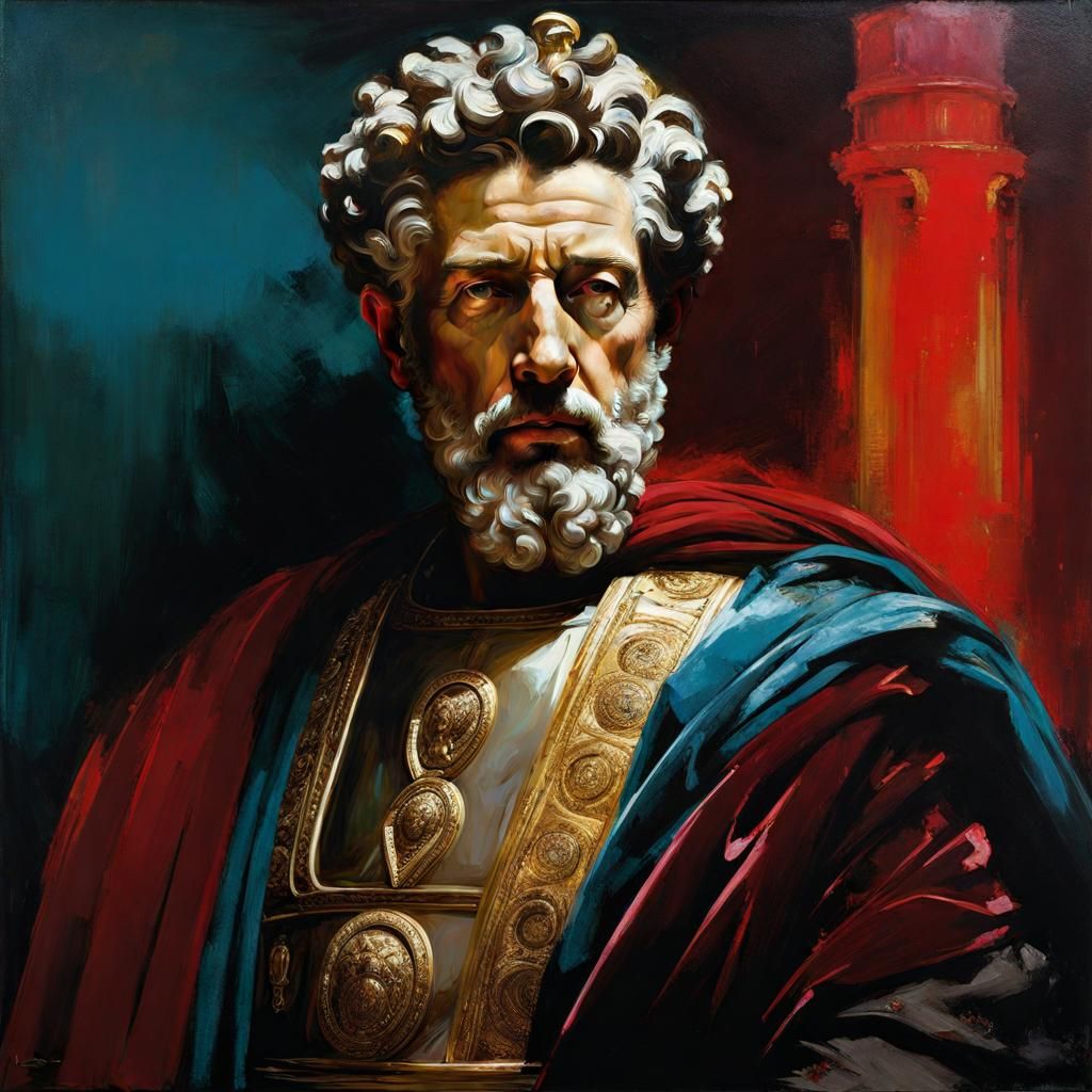 marcus aurelius - 2 - AI Generated Artwork - NightCafe Creator