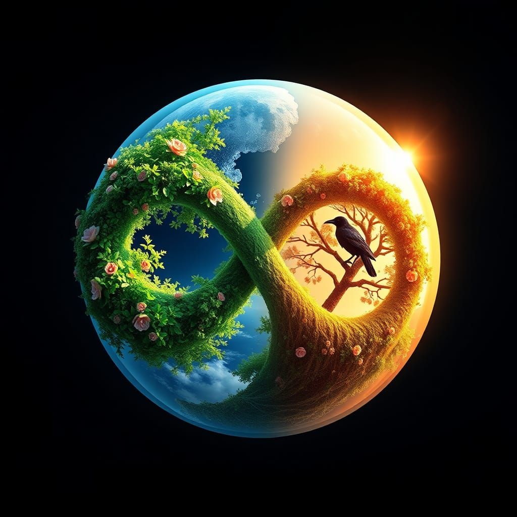 day and night, bloom and decay, the endless cycle