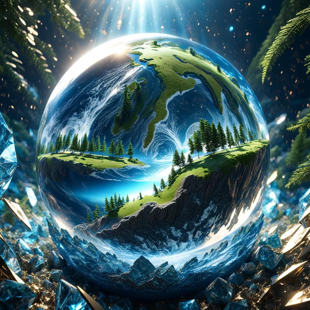 Our World the Map - AI Generated Artwork - NightCafe Creator