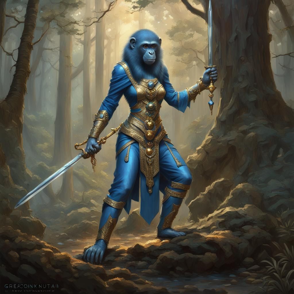 Kapi Female Mantracker - AI Generated Artwork - NightCafe Creator