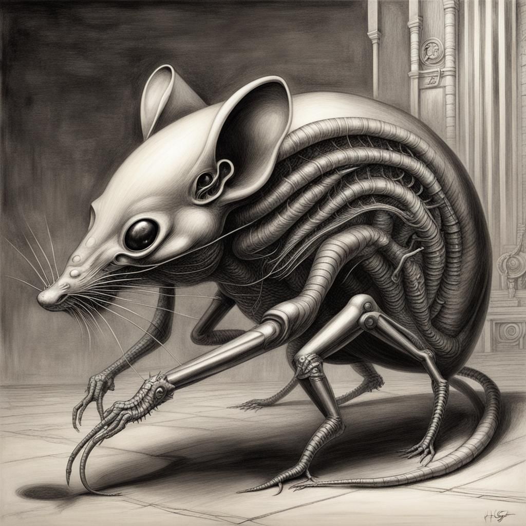 Alien mouse - AI Generated Artwork - NightCafe Creator