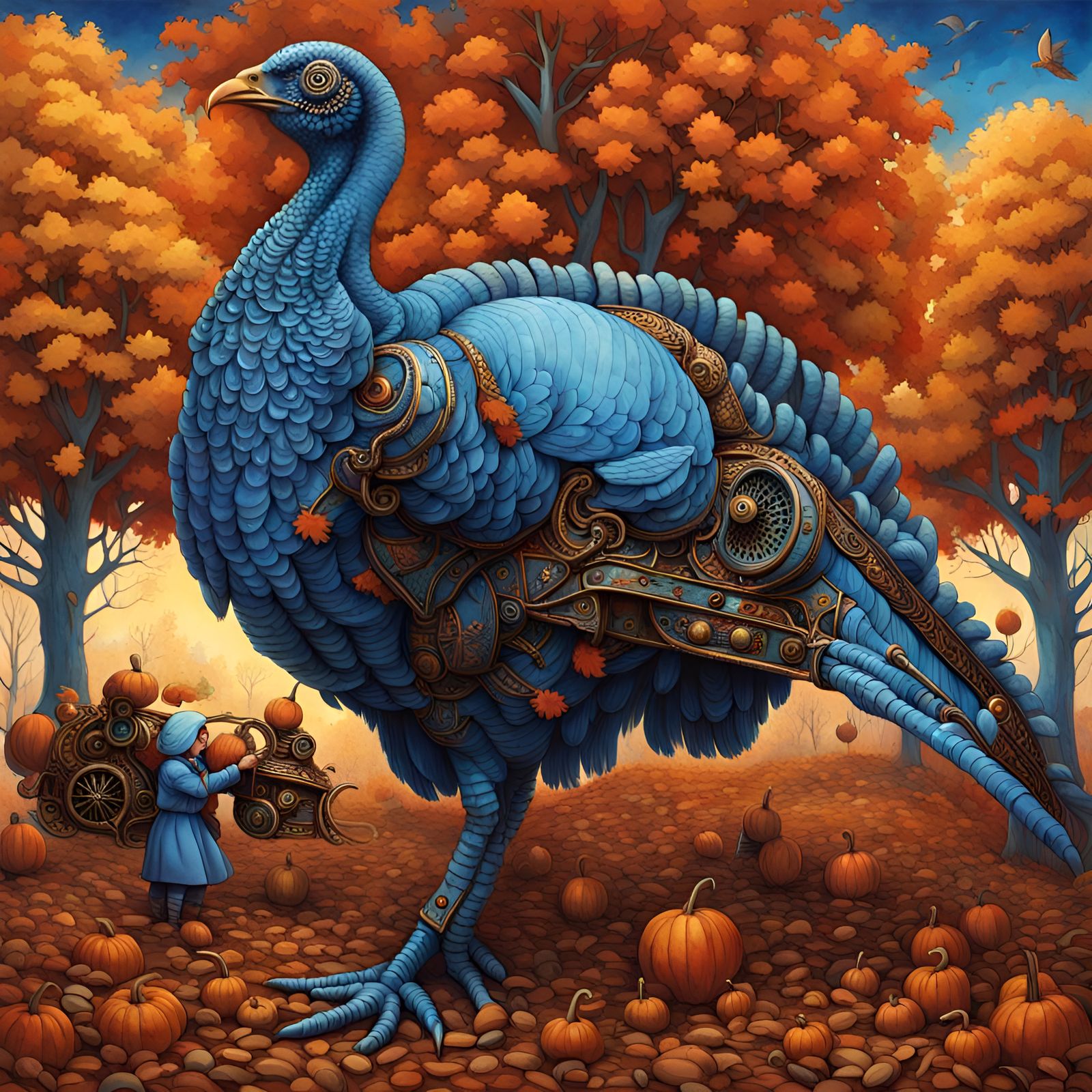 The giant mystical mechanized turkey machine of hopes and dreams, 2073 ...