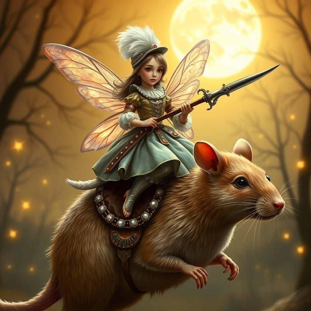 Mouseketeer - Enchanted Fairy Musketeer on Majestic Moonlit ...