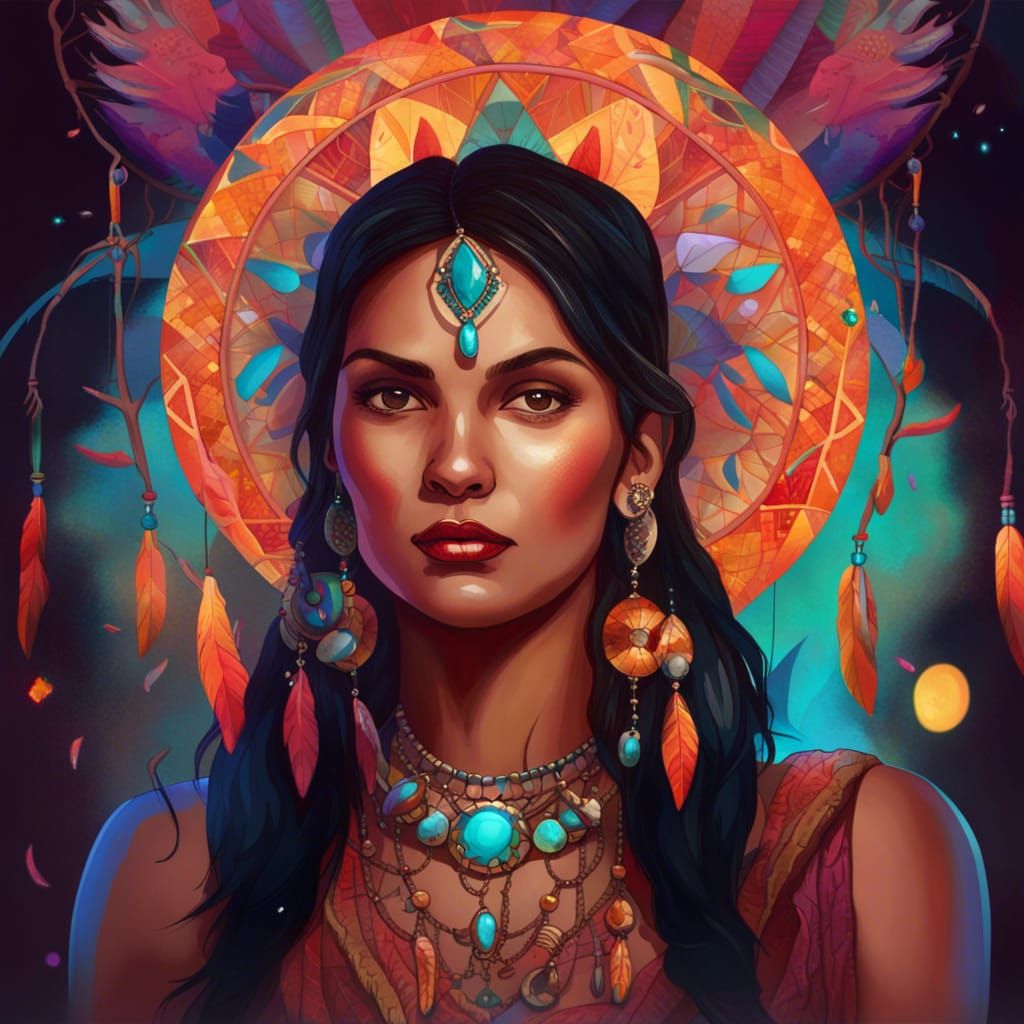 Dreamcatcher inspired fashion - AI Generated Artwork - NightCafe Creator