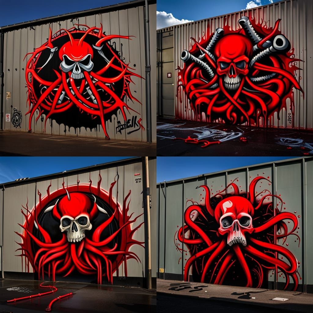 An advertising painting promoting new Hell's slogan 'Lower Your ...