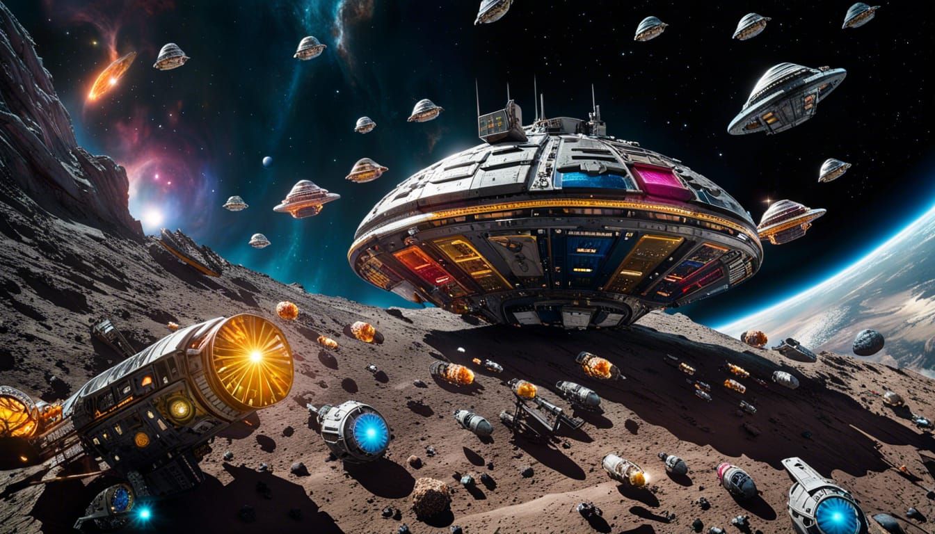 UFO Panic! - AI Generated Artwork - NightCafe Creator