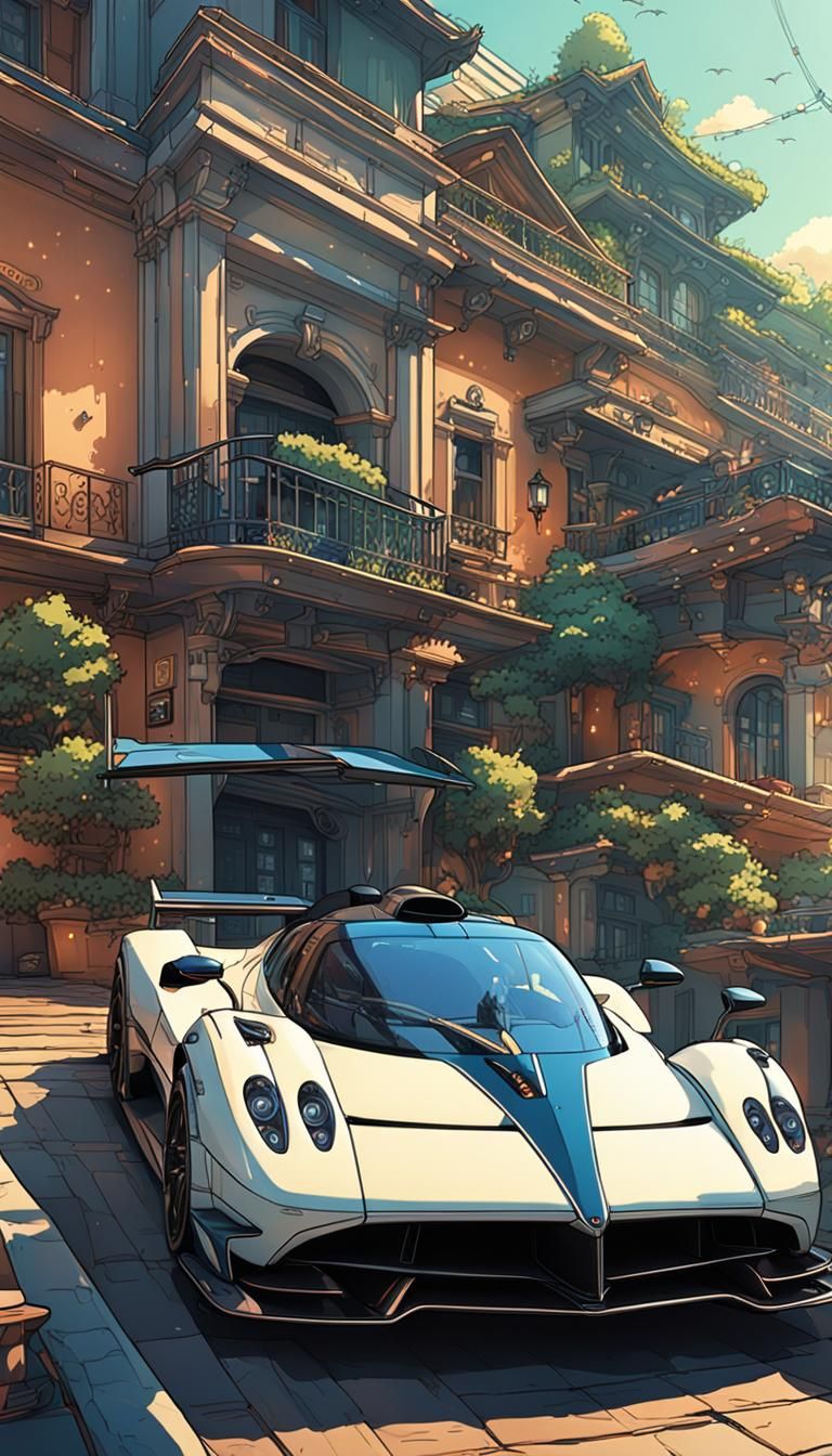 Pagani Zonda - AI Generated Artwork - NightCafe Creator