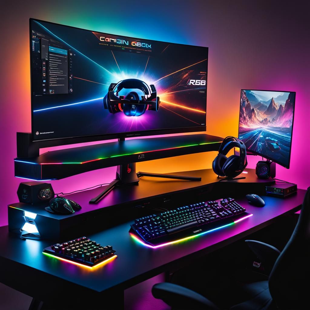 PC Gaming Setup - AI Generated Artwork - NightCafe Creator
