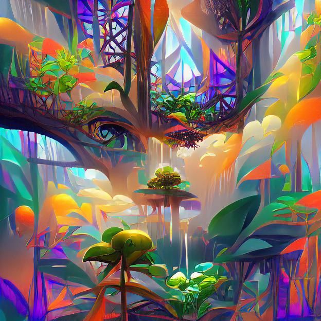 Rainforest - AI Generated Artwork - NightCafe Creator
