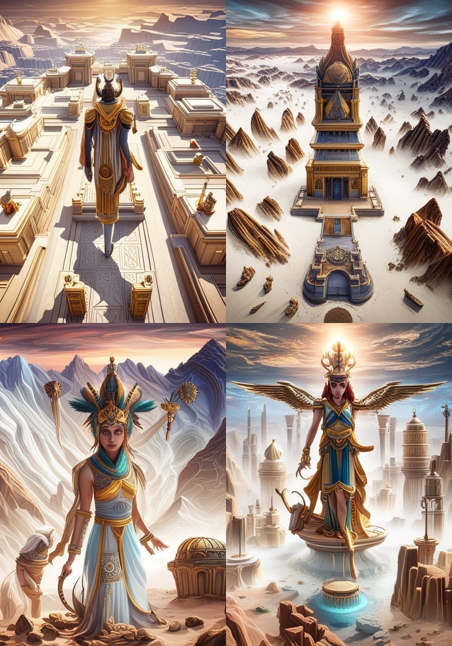 Tet of Osiris, detailed matte painting, deep color, fantastical ...