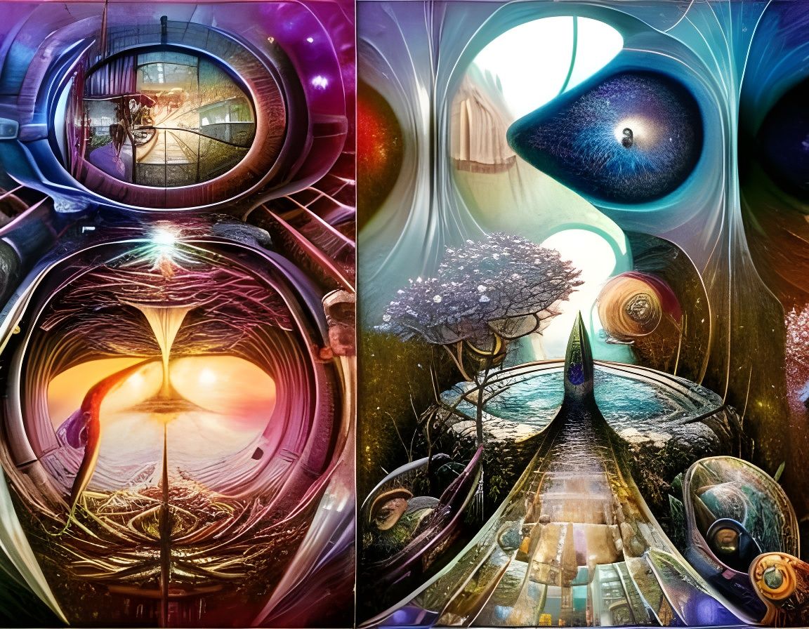 Parallel Universes - AI Generated Artwork - NightCafe Creator