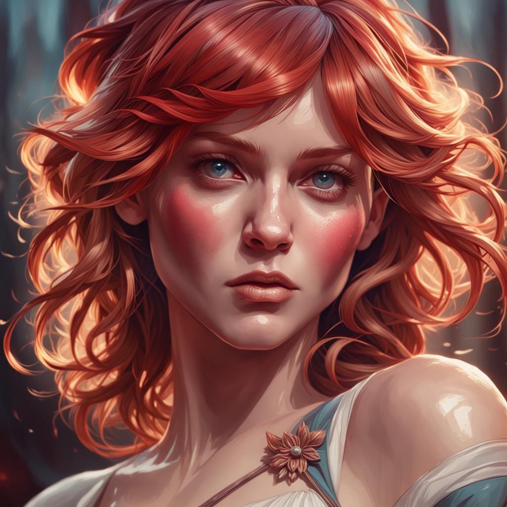 red... - AI Generated Artwork - NightCafe Creator