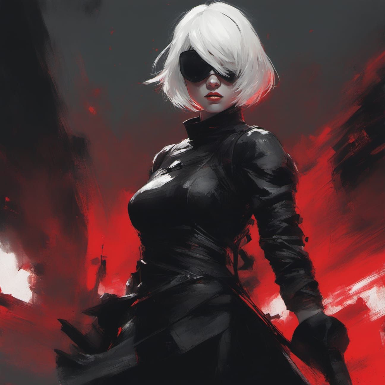 2B - AI Generated Artwork - NightCafe Creator