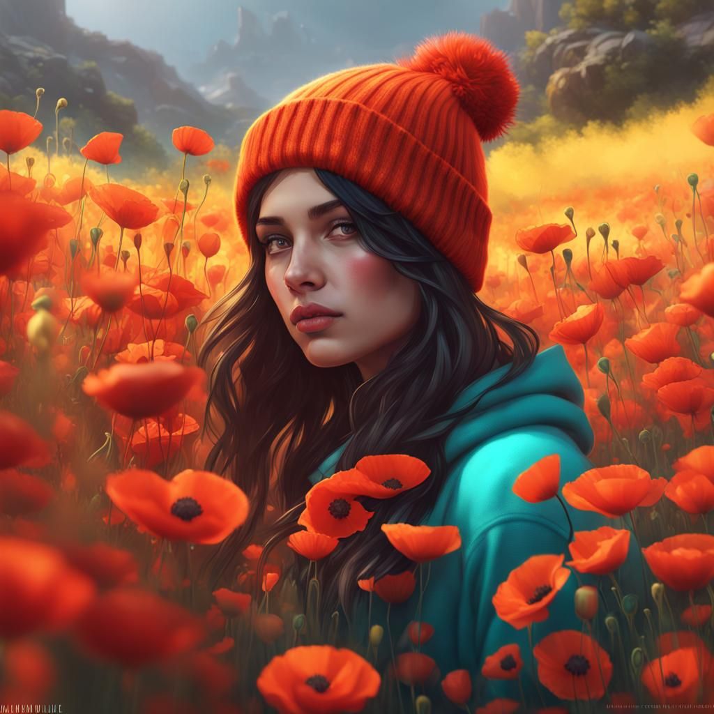 poppies - AI Generated Artwork - NightCafe Creator