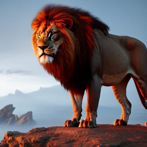 Lion - Art Suggestions - AI Generated Artwork - NightCafe Creator